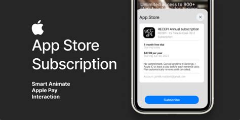 apple subscription and notification permission figma