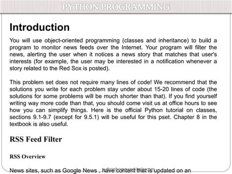Python Programming Homework Help Pptx