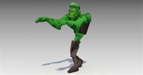 Frankenstein Toon 3d Characters Unity Asset Store