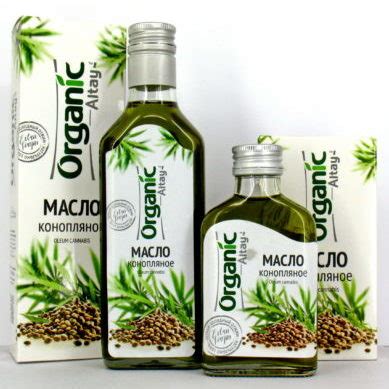 «Organic» Масло КОНОПЛЯНОЕ (250 мл.)