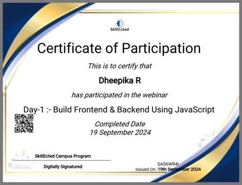 Dheepika Ravikumar On Linkedin Webdevelopment Javascript Frontend Backend Fullstack