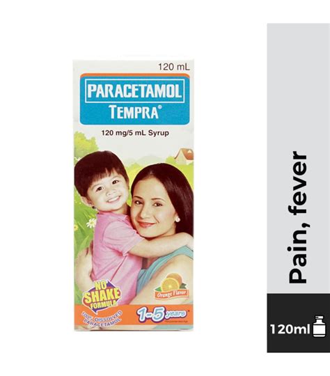 Tempra Paracetamol 120mg5ml 120ml Syrup