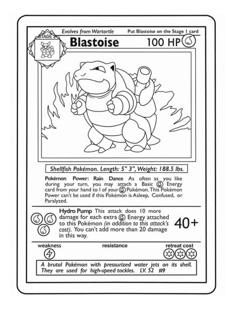 Pokemon Card Coloring Pages Coloringlib
