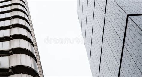 Modern Building Vertical Abstract Design With Glass Windows Stock Image Image Of City Global