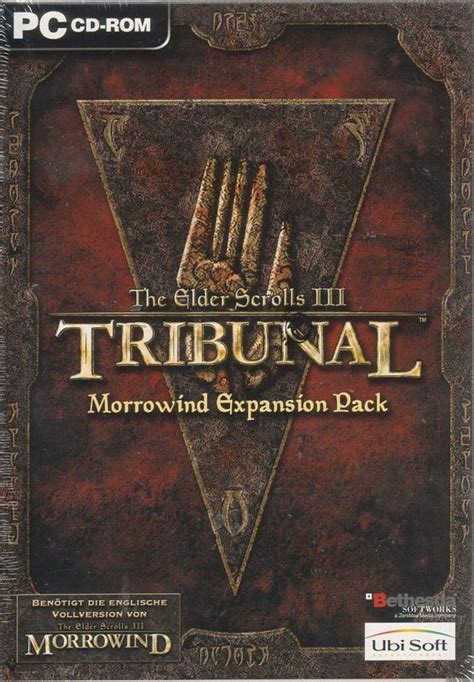 The Elder Scrolls Iii Tribunal Cover Or Packaging Material Mobygames