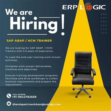 Dhandapani M On Linkedin Hiring Trainers Sapabap Hcm