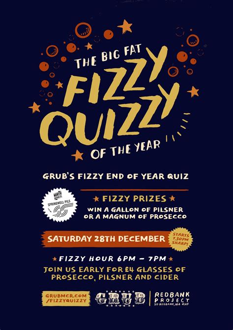 The Big Fat Fizzy Quizzy Of The Year — Grub Mcr