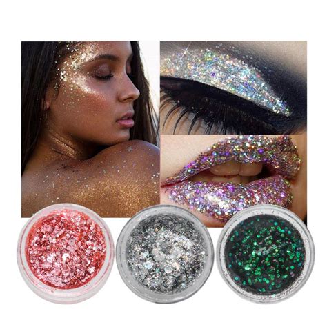Buy Glossy Jelly Eyeshadow Gel Super Hot Metallic Glitter Waterproof ...