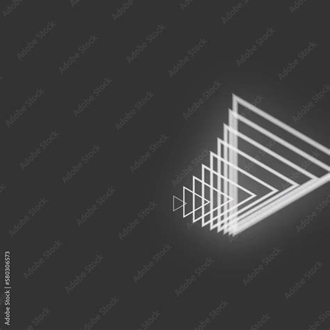 Triangle Shapes Rotating In A Circular Motion Looping Animation White