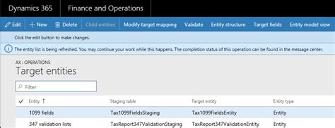 Configuration Keys And Data Entities Finance And Operations Dynamics