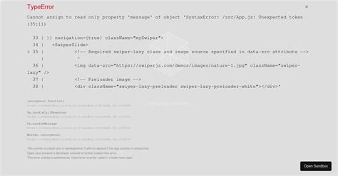 swiper react lazy load images codesandbox