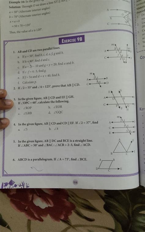 If ∠2 55∘ And ∠4 125∘ Prove That Ab∥cd 3 In The Given Figure Ab∥cd An