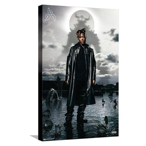 Juice Wrld Fighting Demons Album Cover Canvas Wall Poster 14 725 X