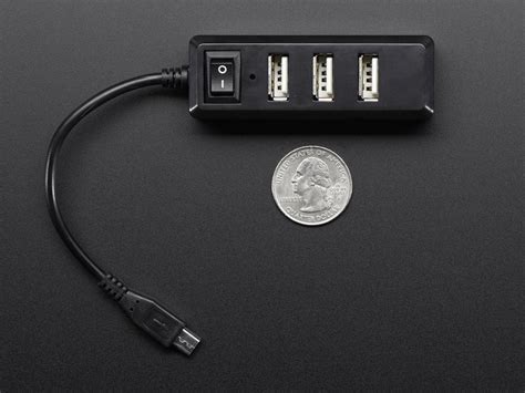 Usb Mini Hub Med Str Mbrytare Otg Micro Usb Opencircuit