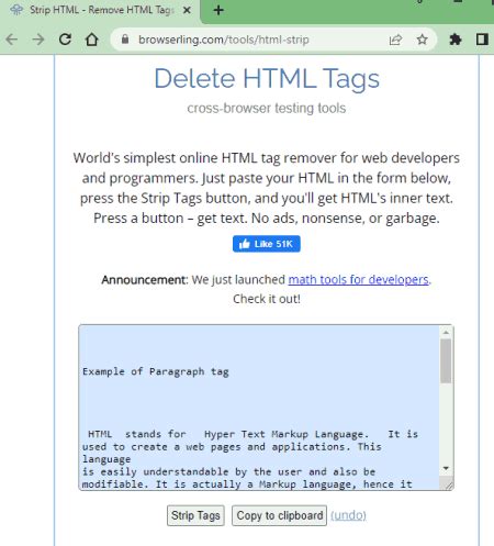 Best Free Online HTML Stripper Websites
