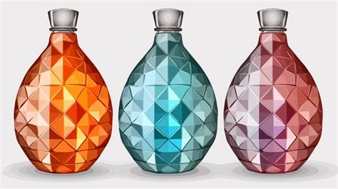 Elegant Mesh Rounded Flask Model With Triangle Mosaic Design Premium Ai Generated Vector Elegant Mesh Rounded Flask Model With Triangle Mosaic Design Premium Ai Generated Vector