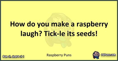 240 Raspberry Puns A Berry Blitz Of Juicy Jokes