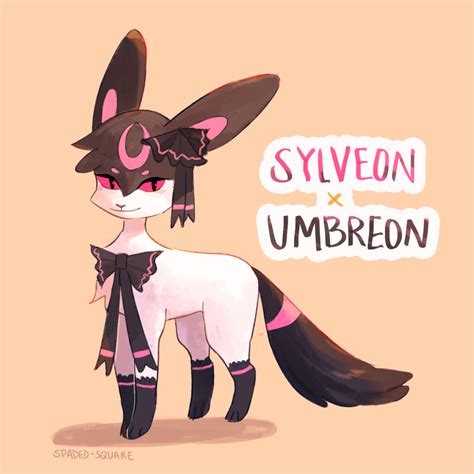 Sylveon And Umbreon Fusion By Spaded Square On Deviantart