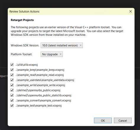 Linking Error Building Opennurbs Vs 2022 With V142 Toolset Installed Opennurbs Mcneel Forum