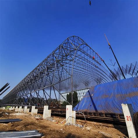 Spherical Shell Prefabricated Bolt Ball Grid Steel Structure Building