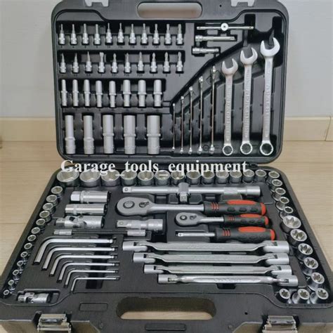 Adachi Tools Box Set 106pcs Wrench Spaner Set Box Socket Set Lazada