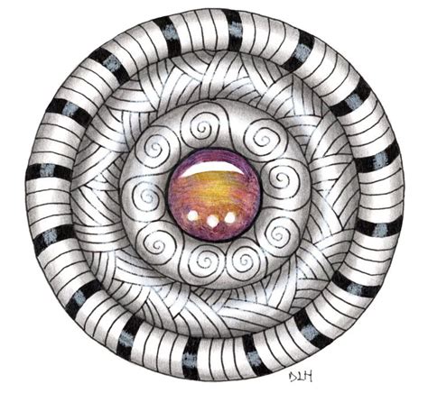 Fun With Buttons Zentangle Doodles