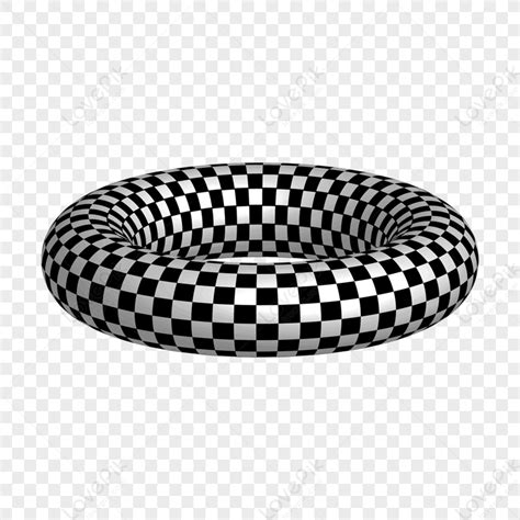 3d Three Dimensional Space Wrong Vision Checkerboard Black And White Rectangle Fashion Shape