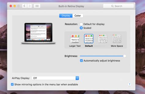 How To Change MacBook Screen Resolution Manually