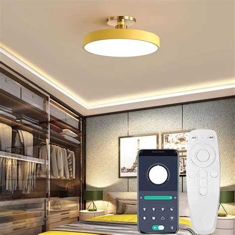 Jp Kovol Led シーリングライト 4畳 5畳 おしゃれ 北欧 照明器具 天井 App遠隔制御 無段階調光調色 リモコン付き 日本語取説付き リモコン制御