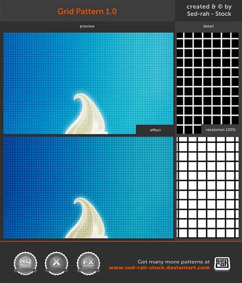 Grid Pattern By Sed Rah Stock On DeviantArt