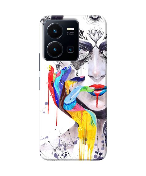 Girl color hand Vivo Y35 Back Cover Case Online at Best Price – Shoproom