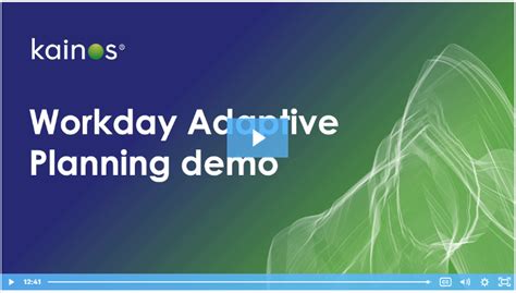 Workday Adaptive Planning Demo
