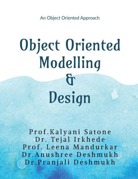 Object Oriented Modelling And Design An Object Oriented Approach By