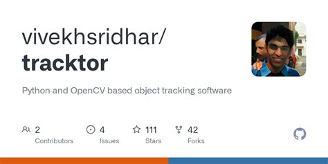 GitHub Vivekhsridhar Tracktor Python And OpenCV Based Object Tracking Software