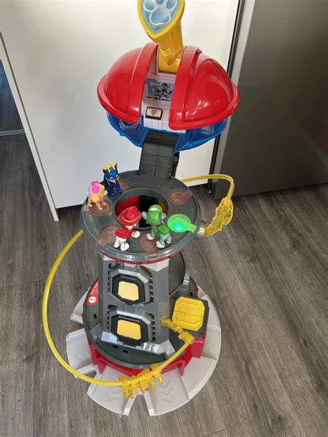 Paw Patrol Mighty Pups Lookout Tower With Character Pups £42 32