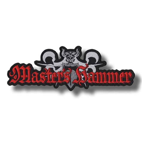 Masters Hammer Embroidered Patch 29x10 Cm Patch