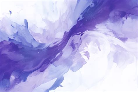 A Purple And Purple Watercolor Painting With A Purple Streak Premium