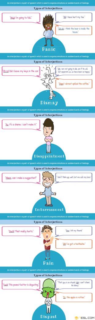 Interjections With Cool Interjection Examples In English • 7esl