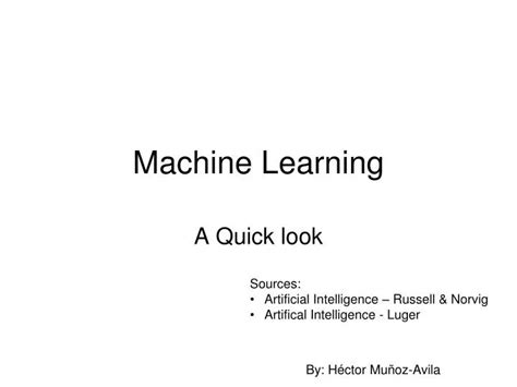 PPT Machine Learning PowerPoint Presentation Free Download ID 1887054