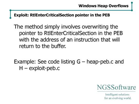 Windows Heap Overflows Ppt Download