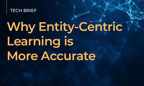 Richard Stocks Cams On Linkedin Entity Centric Learning Explained