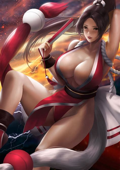 Angel Kof King Of Fighters Mai Shiranui Chicas Anime Fondo De