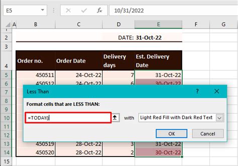 Check If Date Is Before Todays Date In Excel 2 Easy Ways