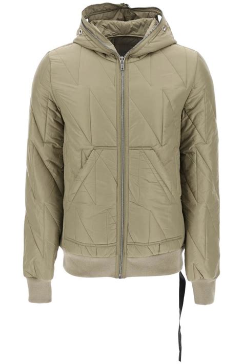 Buy Rick Owens Drkshdw Gimp Padded Jacket Brown At 33 Off Editorialist