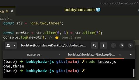 How To Remove A Substring From A String In JavaScript Bobbyhadz