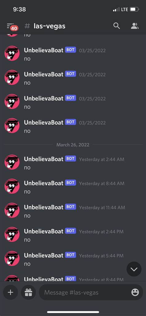 My Bot Keeps Saying No Why Is That Runbelievaboat