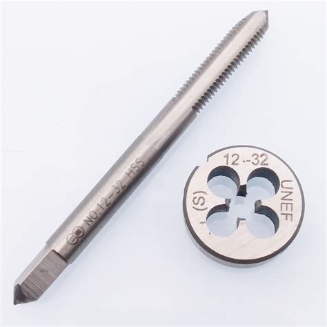 12 32 Unef Hss Right Hand Tap And Die Unef Die For Tooth Taps And Round