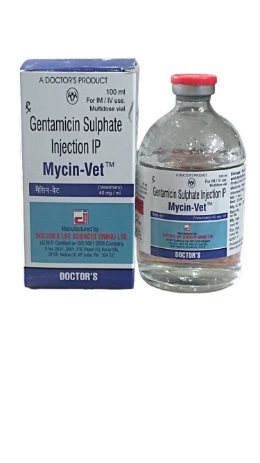 Medicines Mycin Vet Gentamicin Sulphate Injection Vetplus