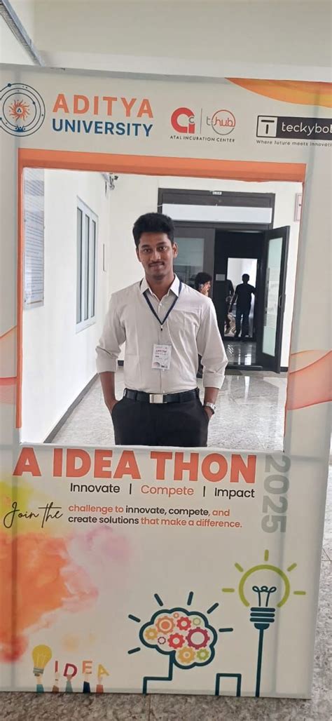 Aideathon2k25 Innovation Hackathon Collaboration Grateful Learning Chepuri Hari Kiran