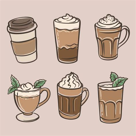 Coffee Drink Drawing Vector Art Icons And Graphics For Free Download